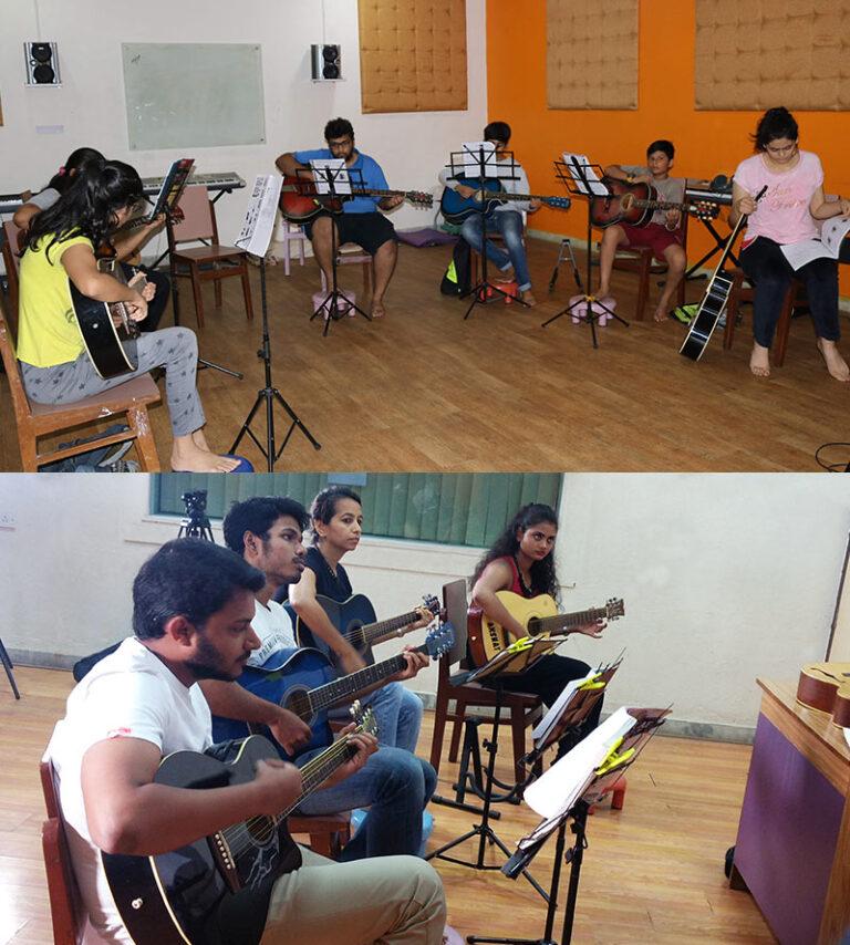 Guitar Classes - Ajivasan Music and Dance Academy