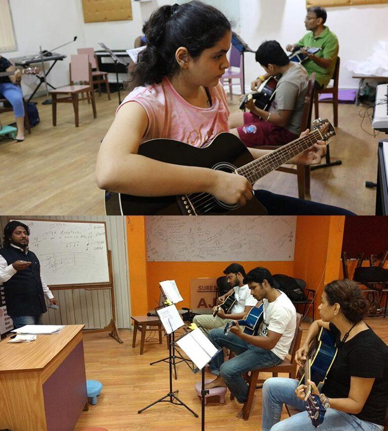 Guitar Classes - Ajivasan Music and Dance Academy