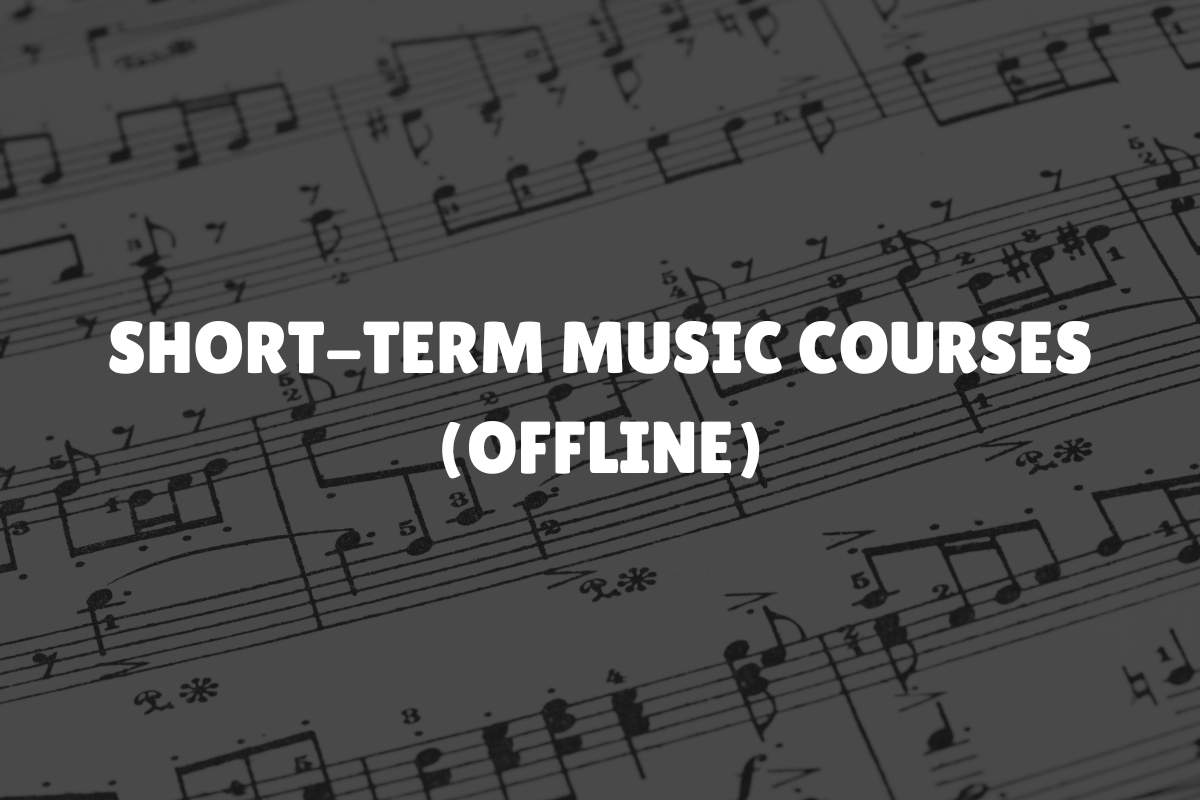 Short Courses - Ajivasan Music and Dance Academy